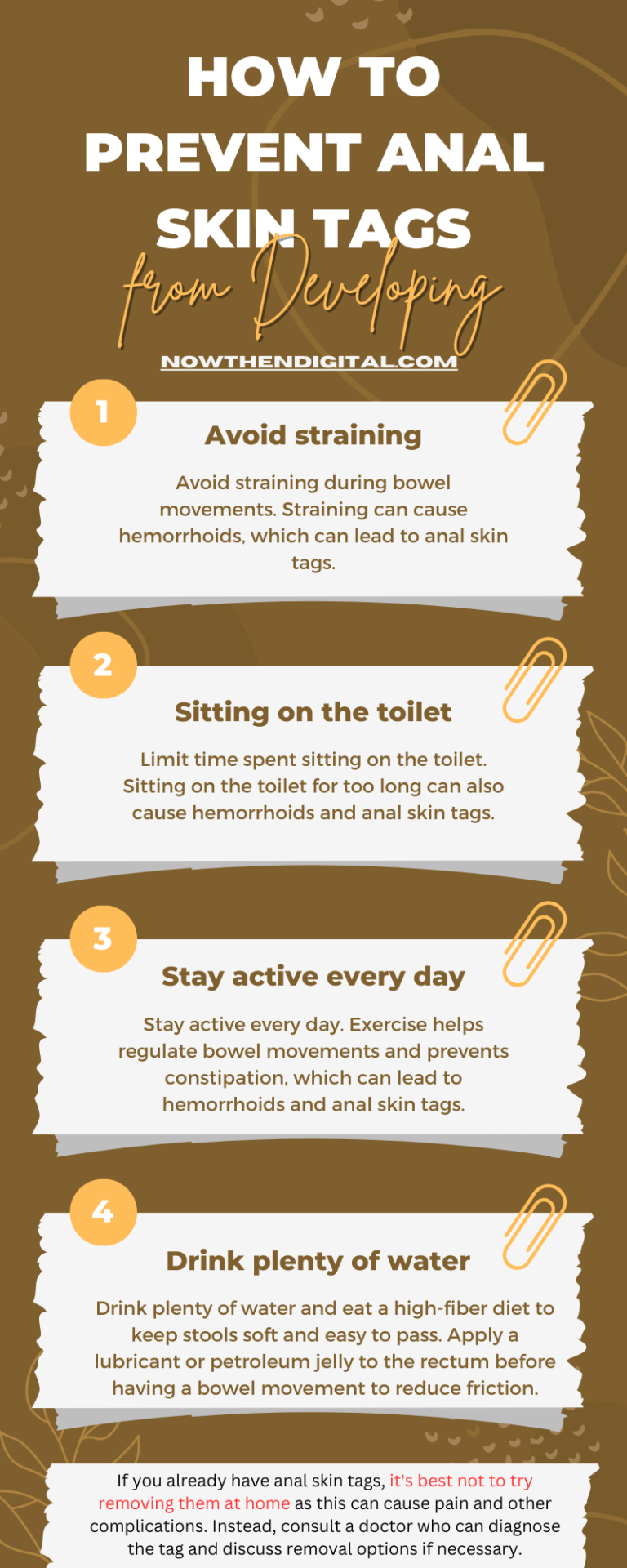 How to Prevent Anal Skin Tags from Developing - Now Then Digital